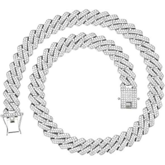 CBLKUS | Accessories | Miami Cuban Link Chain Necklace 8k ...